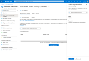 Enable simple and secure B2B collaboration using Azure AD cross-tenant ...